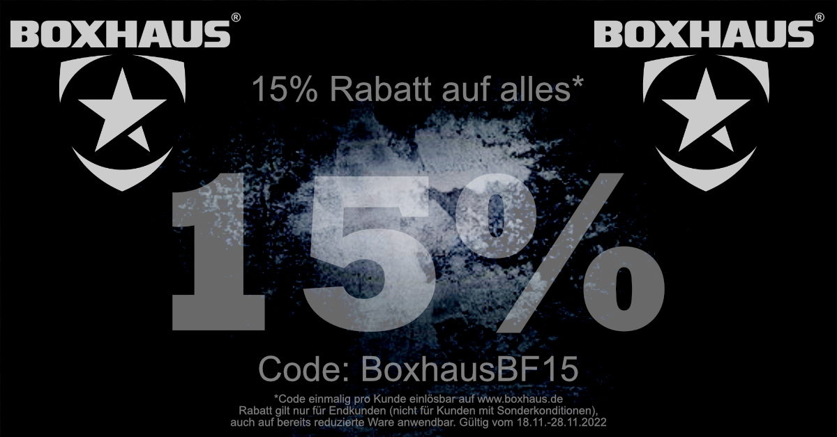 Blackweek bei Boxhaus – 15% Rabatt auf das gesamte Sortiment, auch auf ...