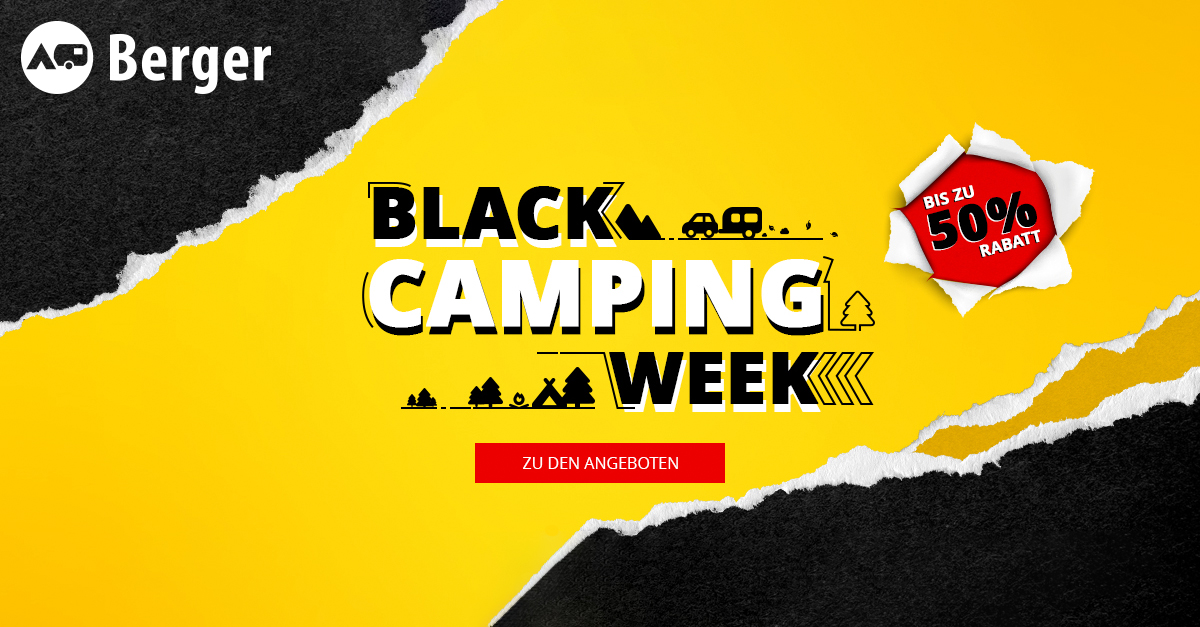 Fritz Berger Black Camping Week – Bis zu 50% auf zahlreiches Camping ...