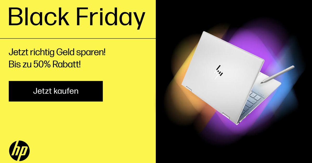 Black Friday bei HP – Sicher dir jetzt bis zu 50% Rabatt! » BlackFriday.de