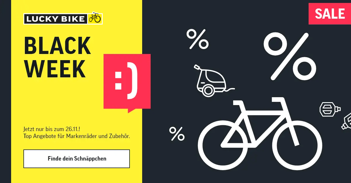 Lucky Bike Black Week – Fahrräder Zubehör stark reduziert! » BlackFriday.de