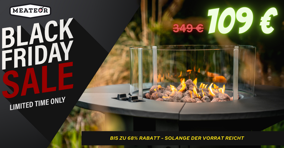 Spare bis zu 240 Euro auf den Meateor Ambiente Feuertisch » BlackFriday.de