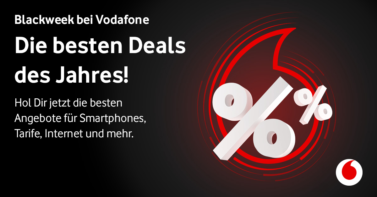 BlackWeek bei Vodafone mit den besten Deals des Jahres! » BlackFriday.de
