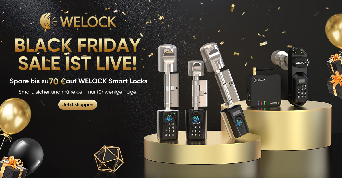 WELOCK Black Friday Sale – Bis zu 40% auf smarte Türöffner ...